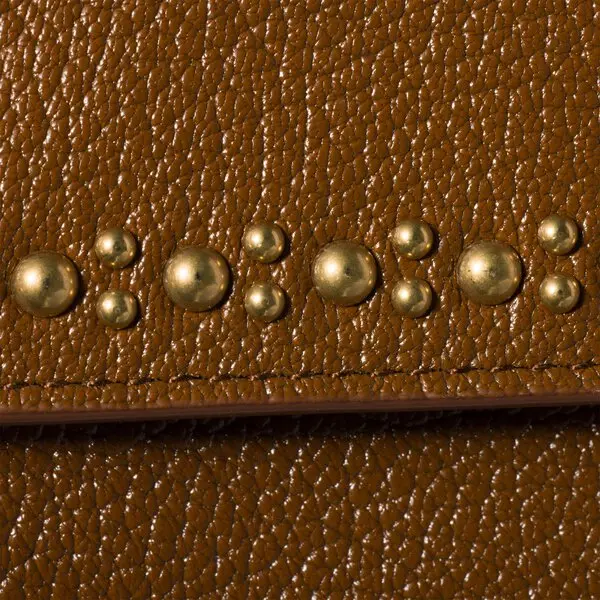 Miu Miu Leather Wallet With Shoulder Strap