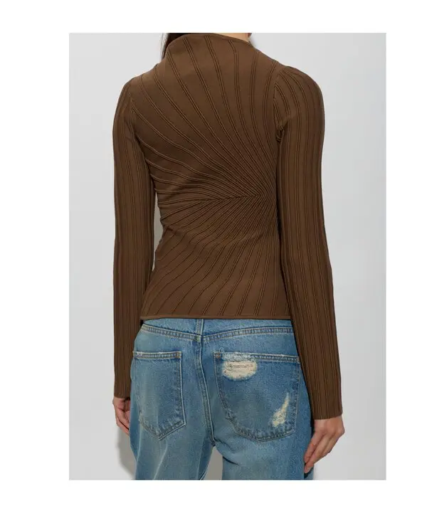Cult Gaia Long-sleeved Top - Brown