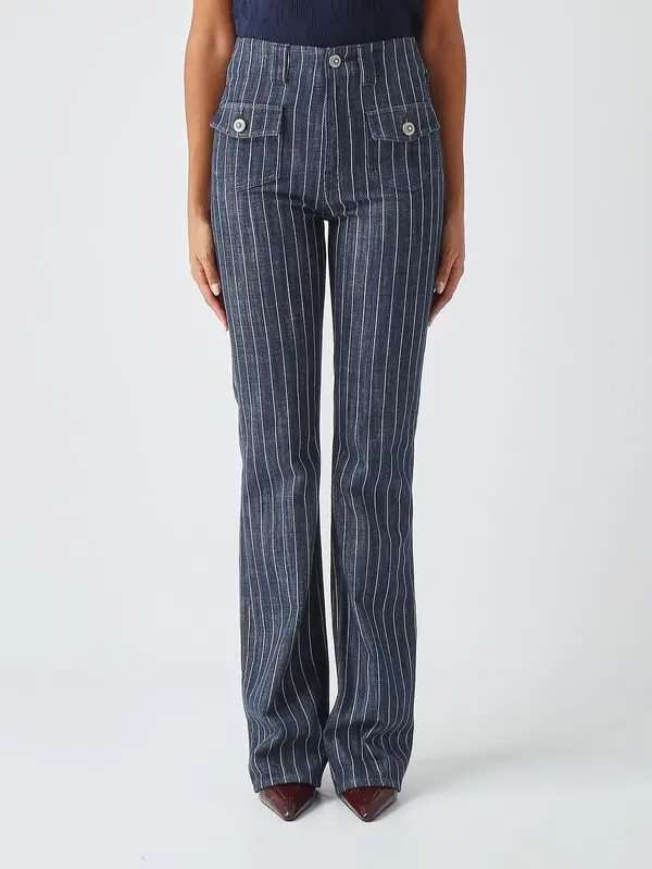 DONDUP Pinstriped Casual Trousers