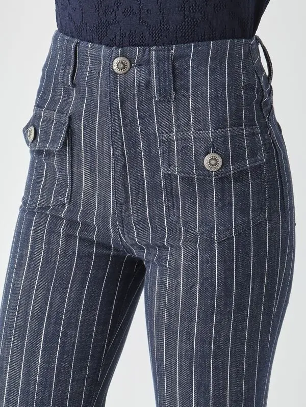 DONDUP Pinstriped Casual Trousers