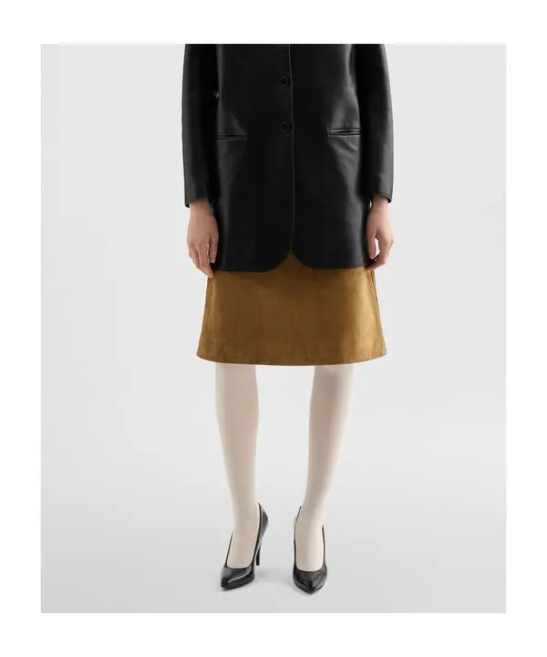 JIL SANDER Suede Skirt