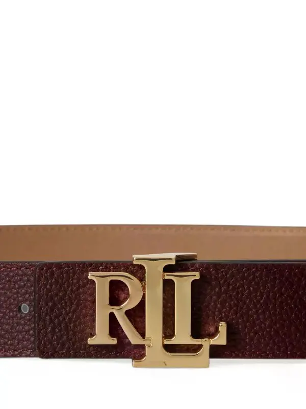 Ralph Lauren Logo Leather Belt