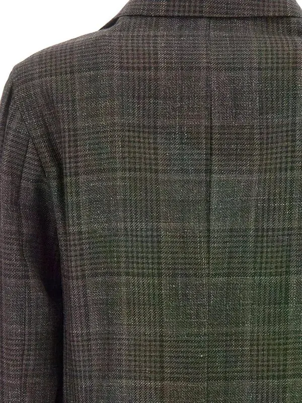 BARBA NAPOLI Easy J Mono Prince Of Wales-patterned Blazer