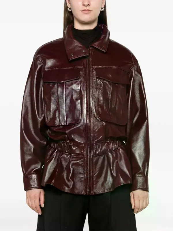 DUCIE Hope Leather Jacket