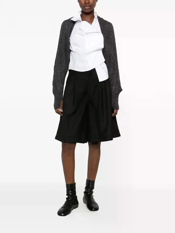 Yohji Yamamoto Fine-knit Open-front Cardigan