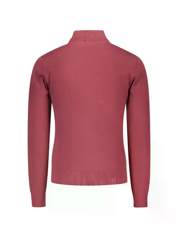 U.S. Grand Quarter-zip Cotton Sweater - Red