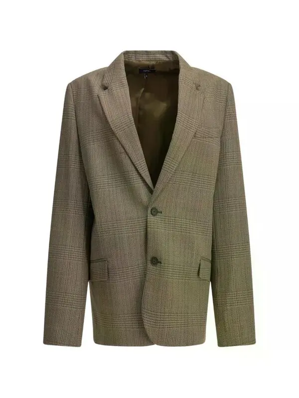 Soeur Hermosa Check-pattern Blazer - Brown