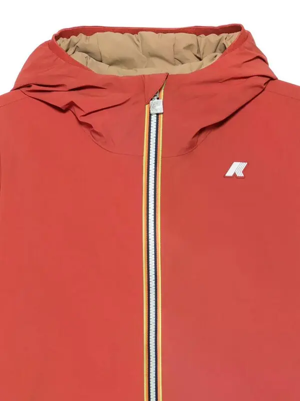 K-WAY Logo-patch Hooded Jacket