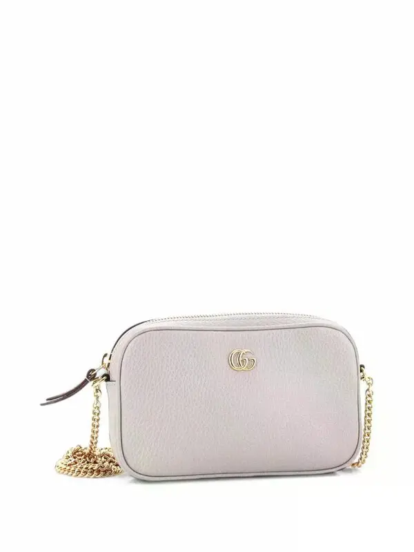 Gucci Gg Marmont Camera Bag Leather Mini Crossbody Bag