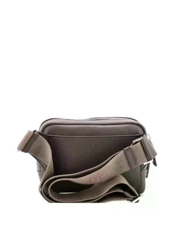 Prada Zip Waist Bag Vitello Daino Shoulder Bag - Grey