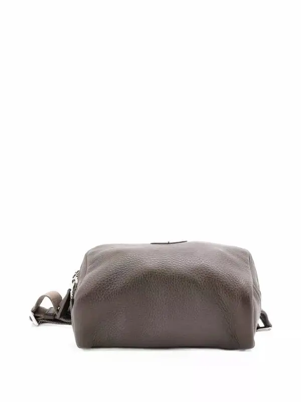 Prada Zip Waist Bag Vitello Daino Shoulder Bag - Grey