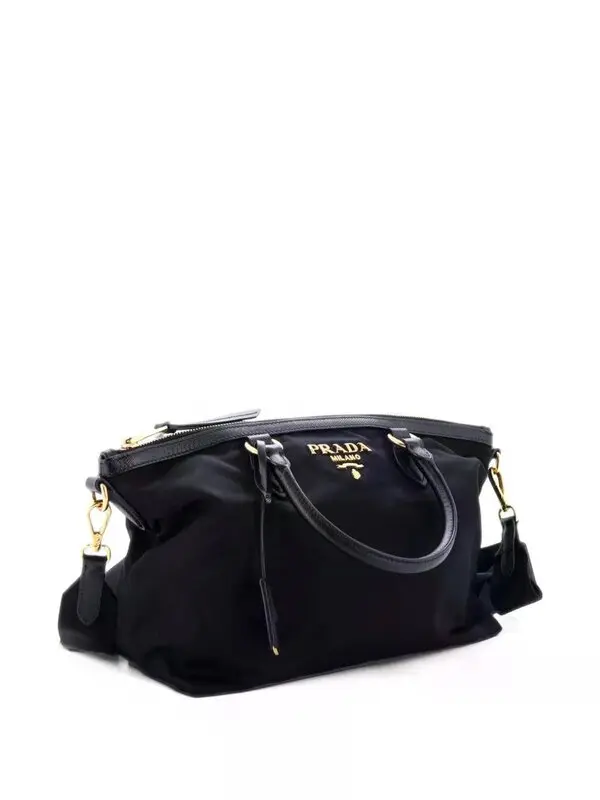 Prada Convertible Zip Tessuto Small Tote Bag