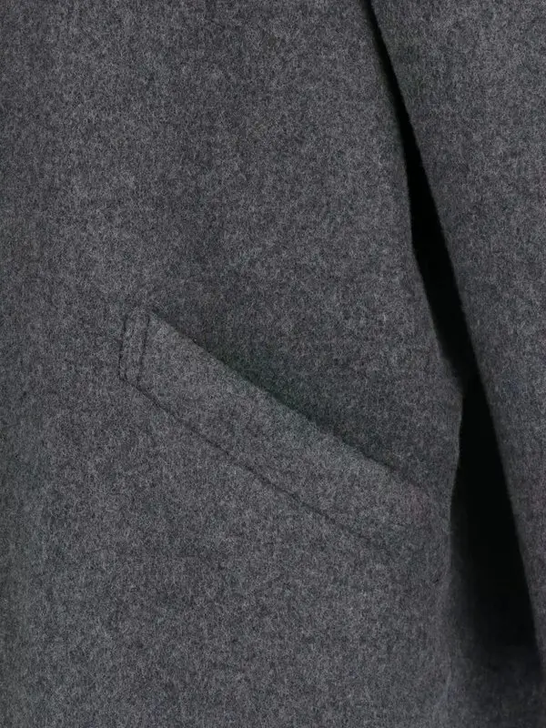 LOW CLASSIC Concealed-fastening Wool-blend Jacket