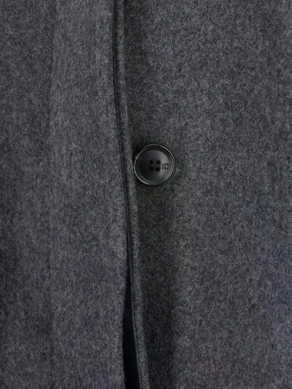 LOW CLASSIC Concealed-fastening Wool-blend Jacket