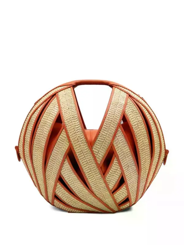 Perrin Petite Le Panier Raffia Tote Bag - Neutrals