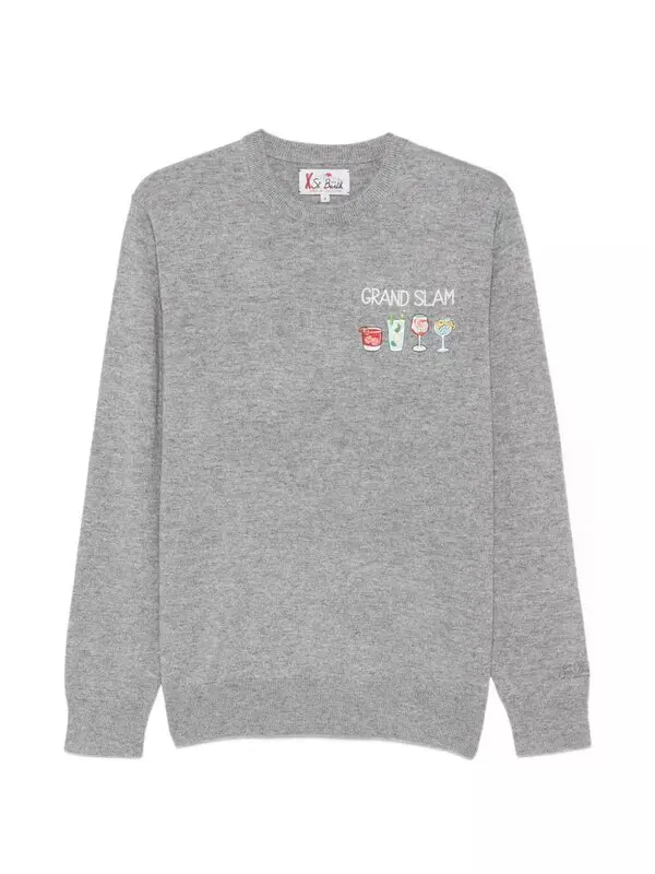 MC2 SAINT BARTH Heron Embroidered Crew-neck Sweater