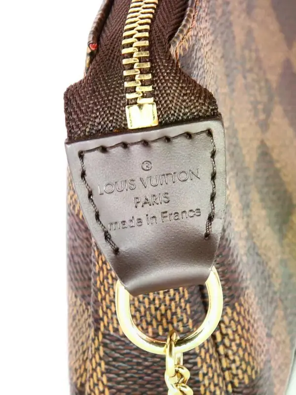 LOUIS VUITTON Pochette Accessoires Limited Edition Damier Mini Clutch Bag