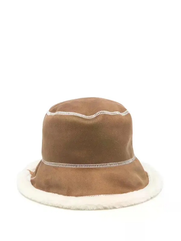 UGG Frankie Reversible Bucket Hat - Brown