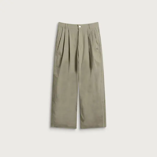 Adidas Pleated Pant - Silver Pebble
