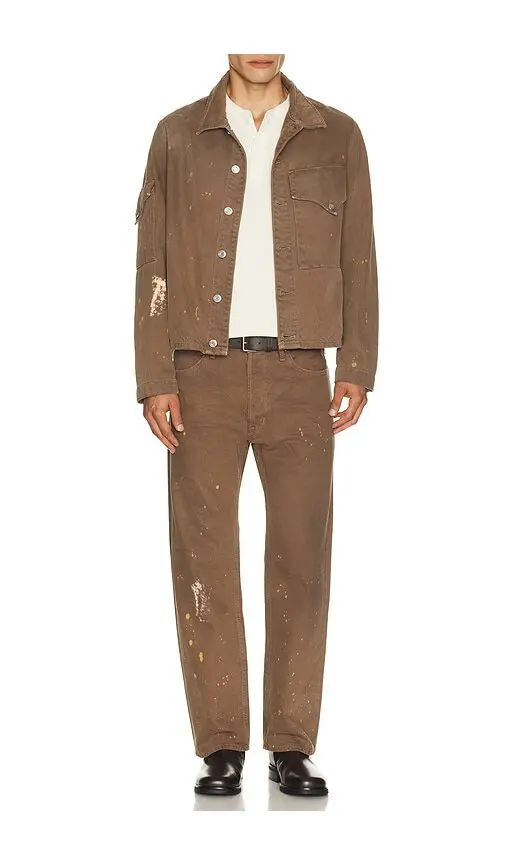 Hudson Jeans Rylan Relaxed Straight Jean In Brown