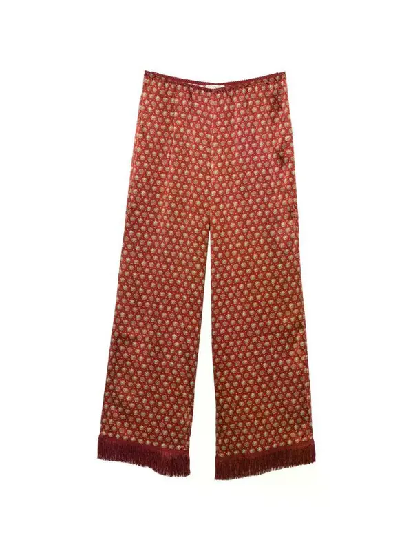 DÔEN Lavon Fringe Pants - Red