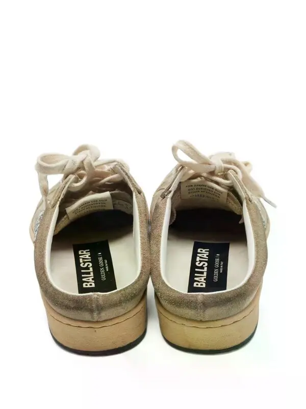 GOLDEN GOOSE Ball Star Glitter-patch Sneakers