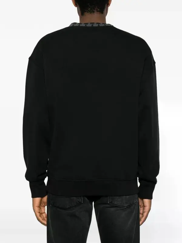Palm Angels Crew-neck Pocket Sweatshirt
