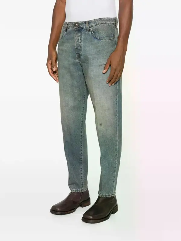 BONHEUR JEWELRY Nikko Faded-effect Straight-leg Jeans