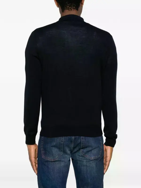 VELA SHOP Long-sleeve Polo Sweater