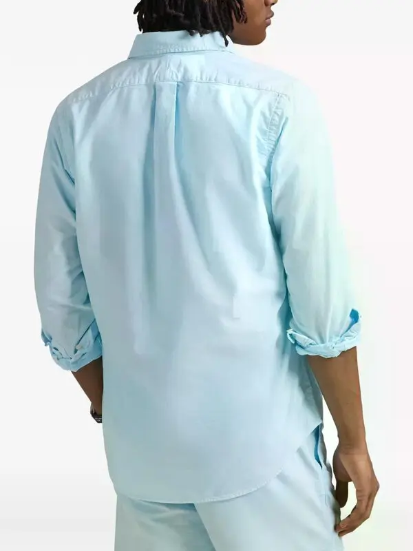 Polo Ralph Lauren Classic Fit Mineral-dyed Oxford Shirt - Blue