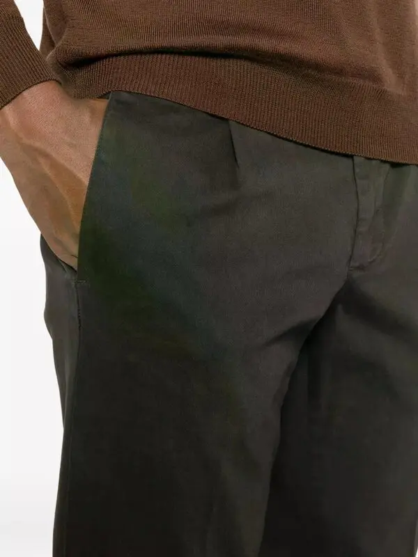 VELA SHOP Pleated Straight-leg Trousers