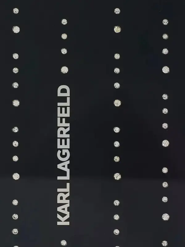 Karl Lagerfeld Glitter Rhinestone Iphone 17 Pro Case