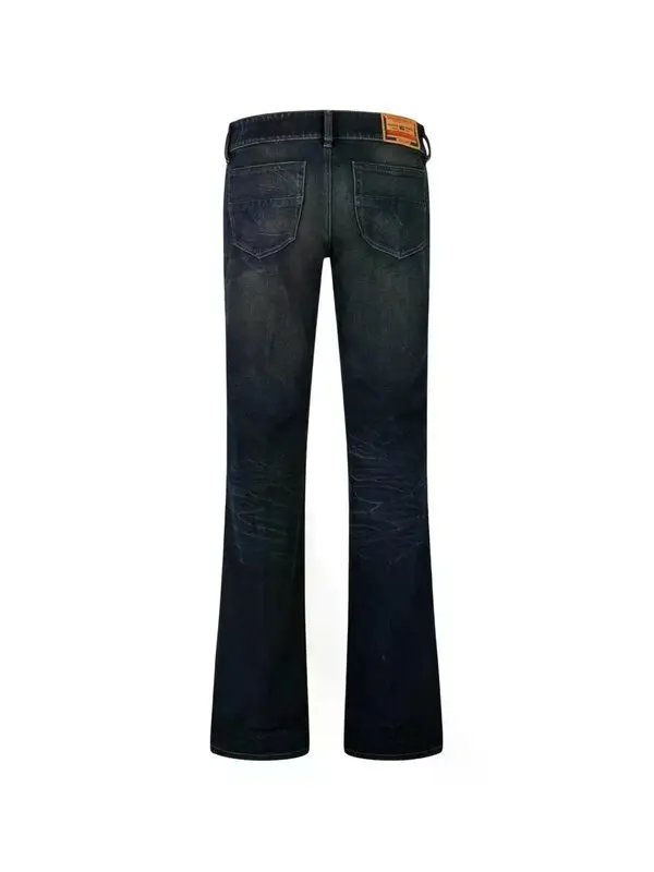 DIESEL® Faded Flared-leg Jeans - Blue