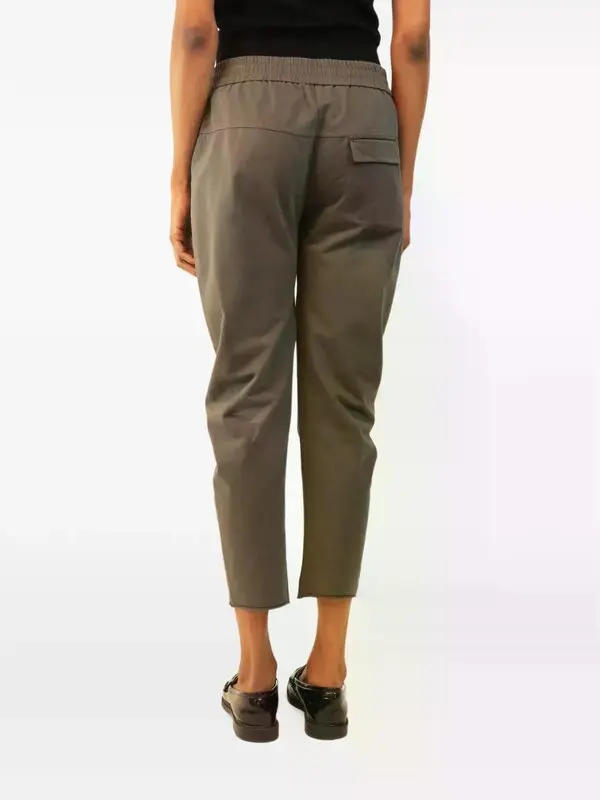 Brunello Cucinelli Drawstring Cropped Trousers