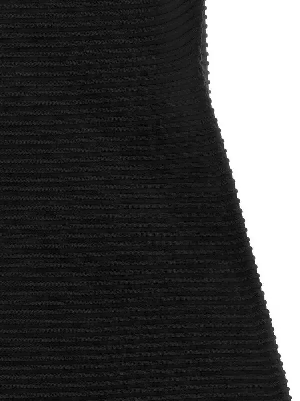 Issey Miyake Zig Zag Knit Cocoon Midi Dress