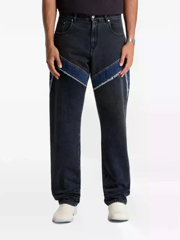 UMBRO Mended Straight-leg Jeans
