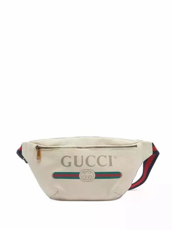 Gucci Logo Web Belt Bag - Neutrals