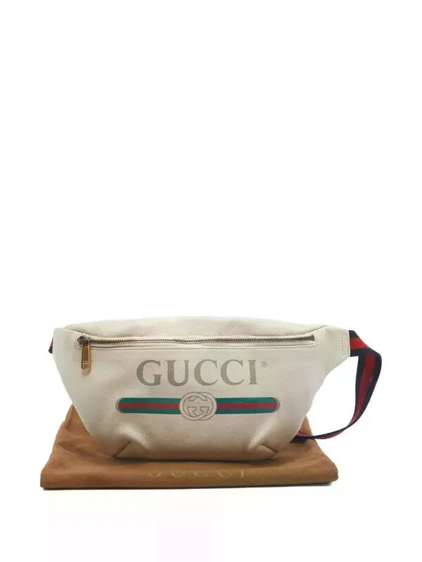 Gucci Logo Web Belt Bag - Neutrals