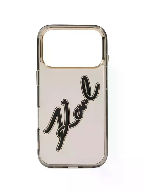 Karl Lagerfeld Signature Iphone 17 Pro Case