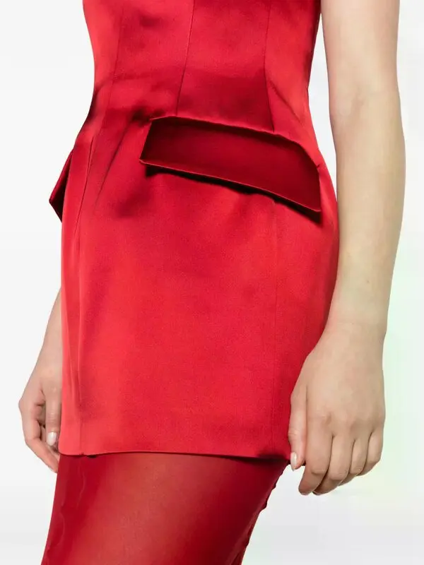 Sportmax Strapless Layered Maxi Dress