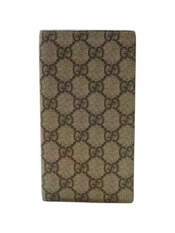 Gucci Gg Supreme Bifold Wallet - Neutrals