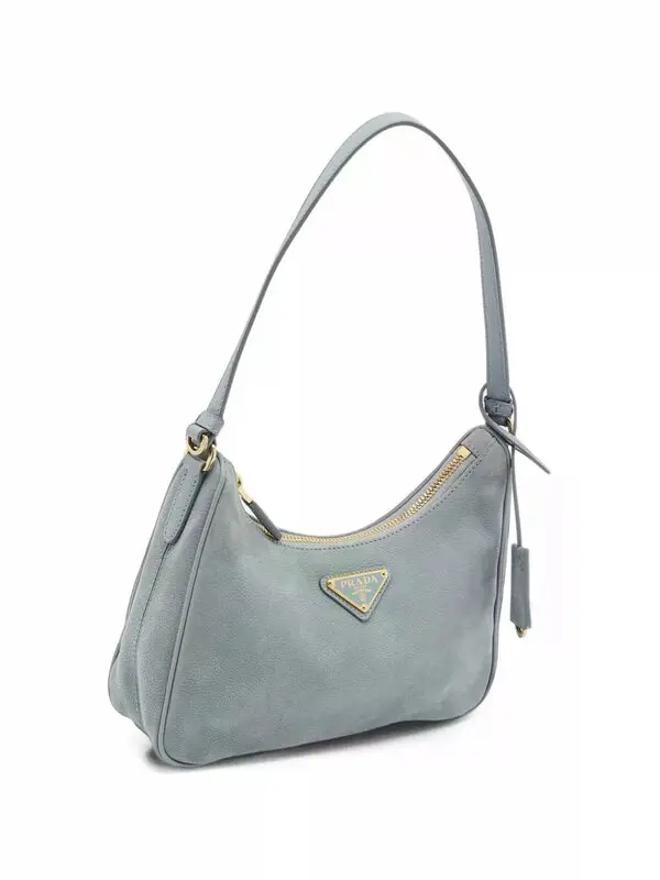 Prada Re-edition 2005 Nubuck Shoulder Bag