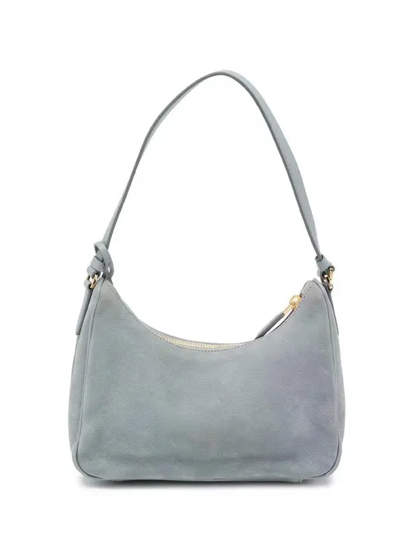 Prada Re-edition 2005 Nubuck Shoulder Bag - Blue