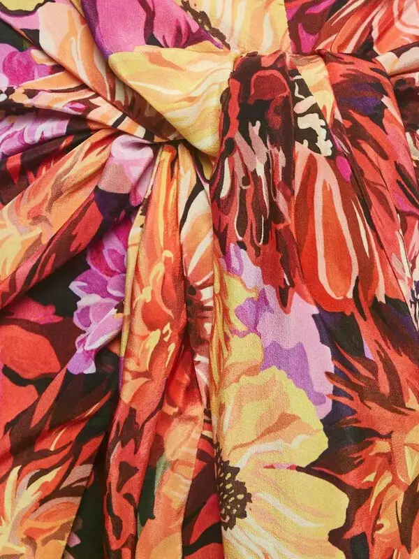 Stella McCartney Floral-print Tie-waist Trousers