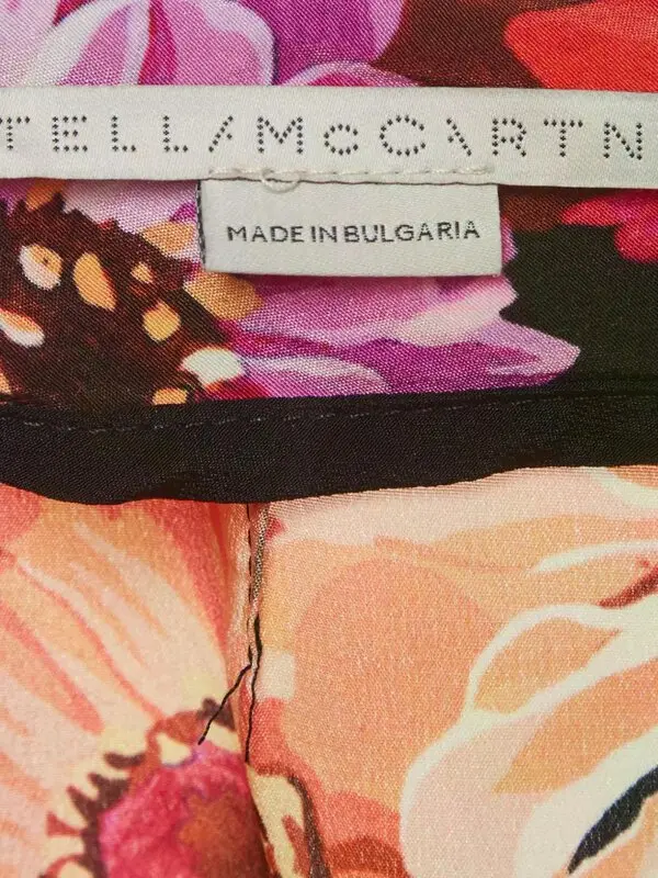 Stella McCartney Floral-print Tie-waist Trousers