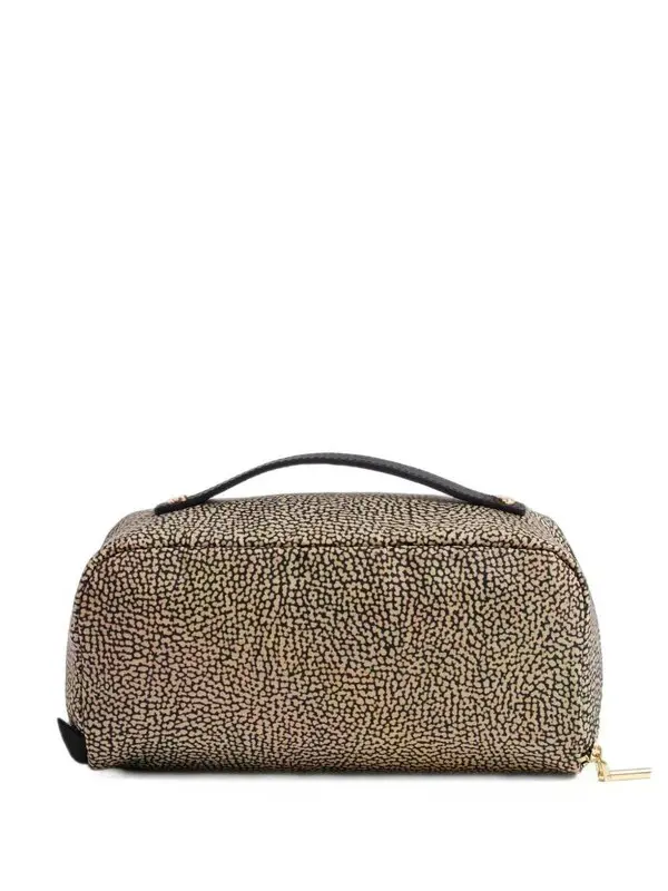 Borbonese Medium Make Up Bag - Neutrals