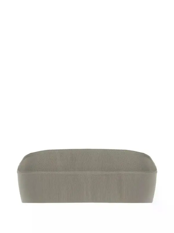 Max Mara Ribbed-knit Bandeau Top - Grey
