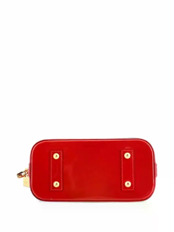 LOUIS VUITTON Alma Handbag Monogram Vernis Bb Shoulder Bag