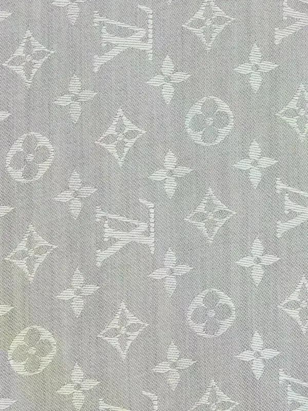 LOUIS VUITTON Monogram Fringed Shawl