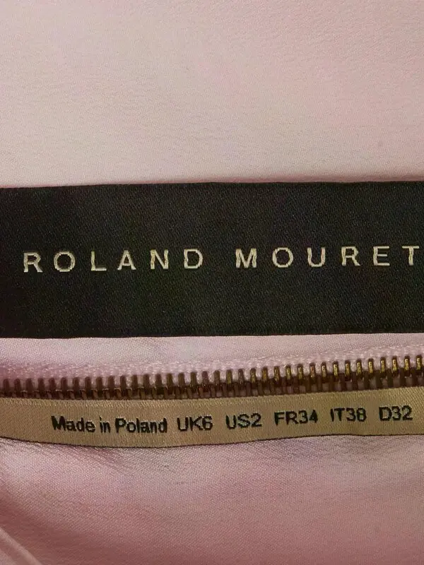 Roland Mouret Embossed Draped Top